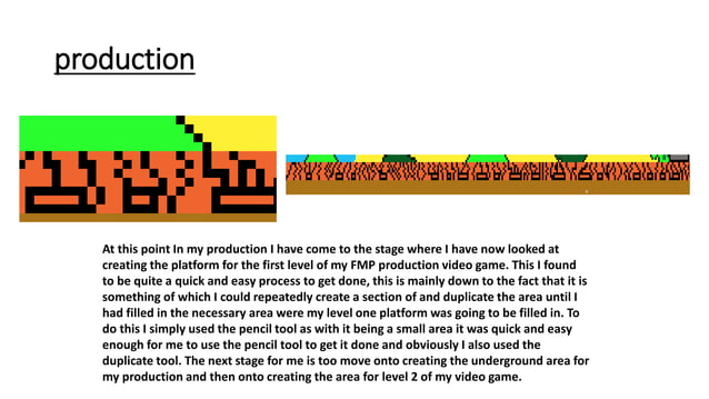 FMP-Development diaries production | PPT