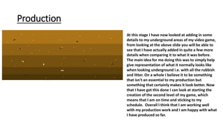FMP-Development diaries production | PPT