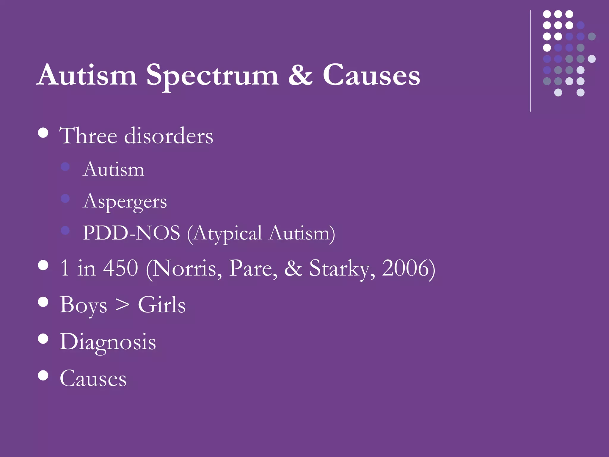 Developmental Disorders in Children | PPT