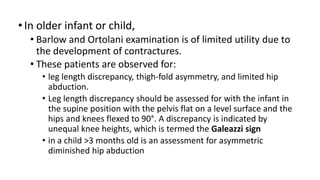 Development dysplasia hip | PPTX