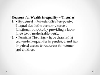 Inequality of Wealth | PPTX