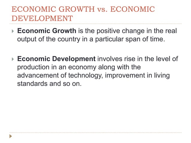 DEVELOPMENT ECONOMICS Introduction and preliminaries | PPT
