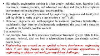 Development Engineering | PPTX