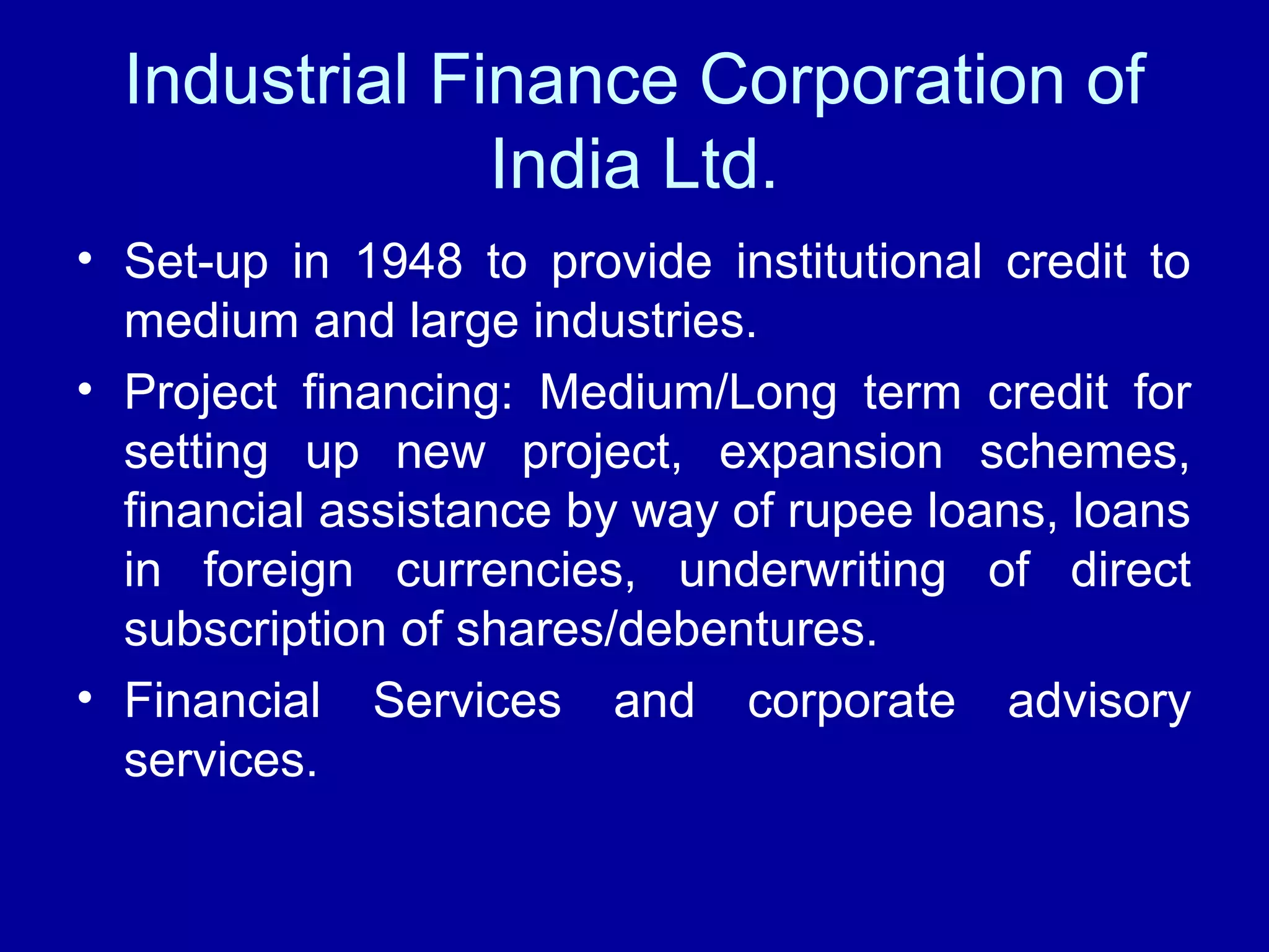 Development finance institutions | PPT