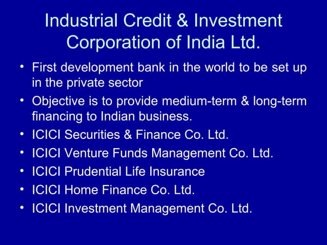 Development finance institutions | PPT