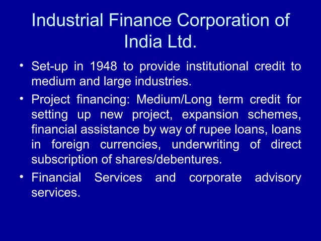 Development finance institutions | PPT