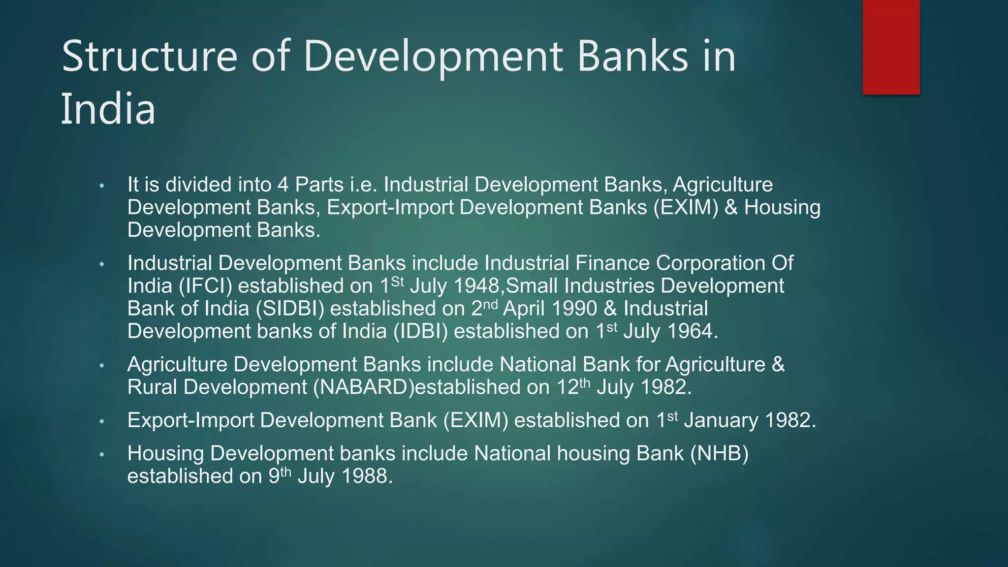 Development financial institutions | PPTX