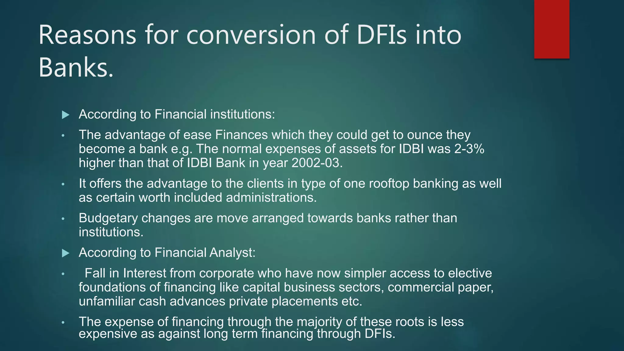 Development financial institutions | PPTX