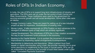 Development financial institutions | PPTX