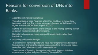Development financial institutions | PPTX
