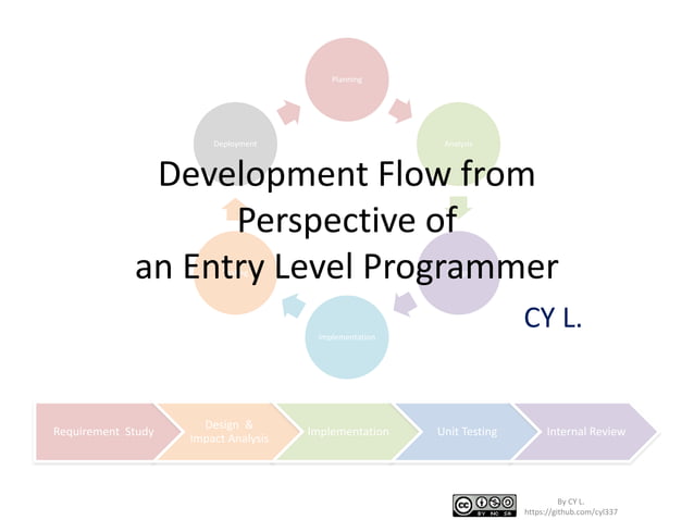 Development Flow from Perspective of an Entry Level Programmer | PPT