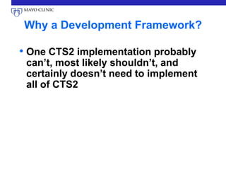 CTS2 Development Framework | PPT