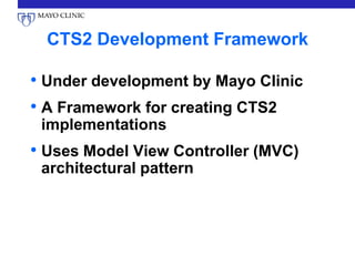 CTS2 Development Framework | PPT