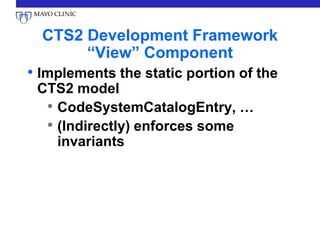 CTS2 Development Framework | PPT
