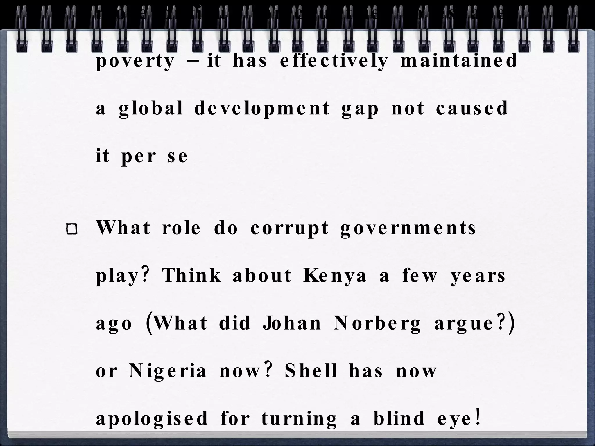 Development Gap Causes | PPT | Economy | Business and Finance