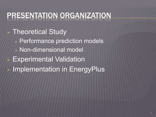 Development, implementation and validation of a non dimensional pump model in energy plus | PPSX