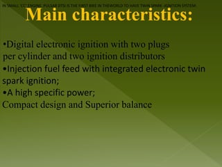 Development in design of two wheelers with dts i engine | PPTX