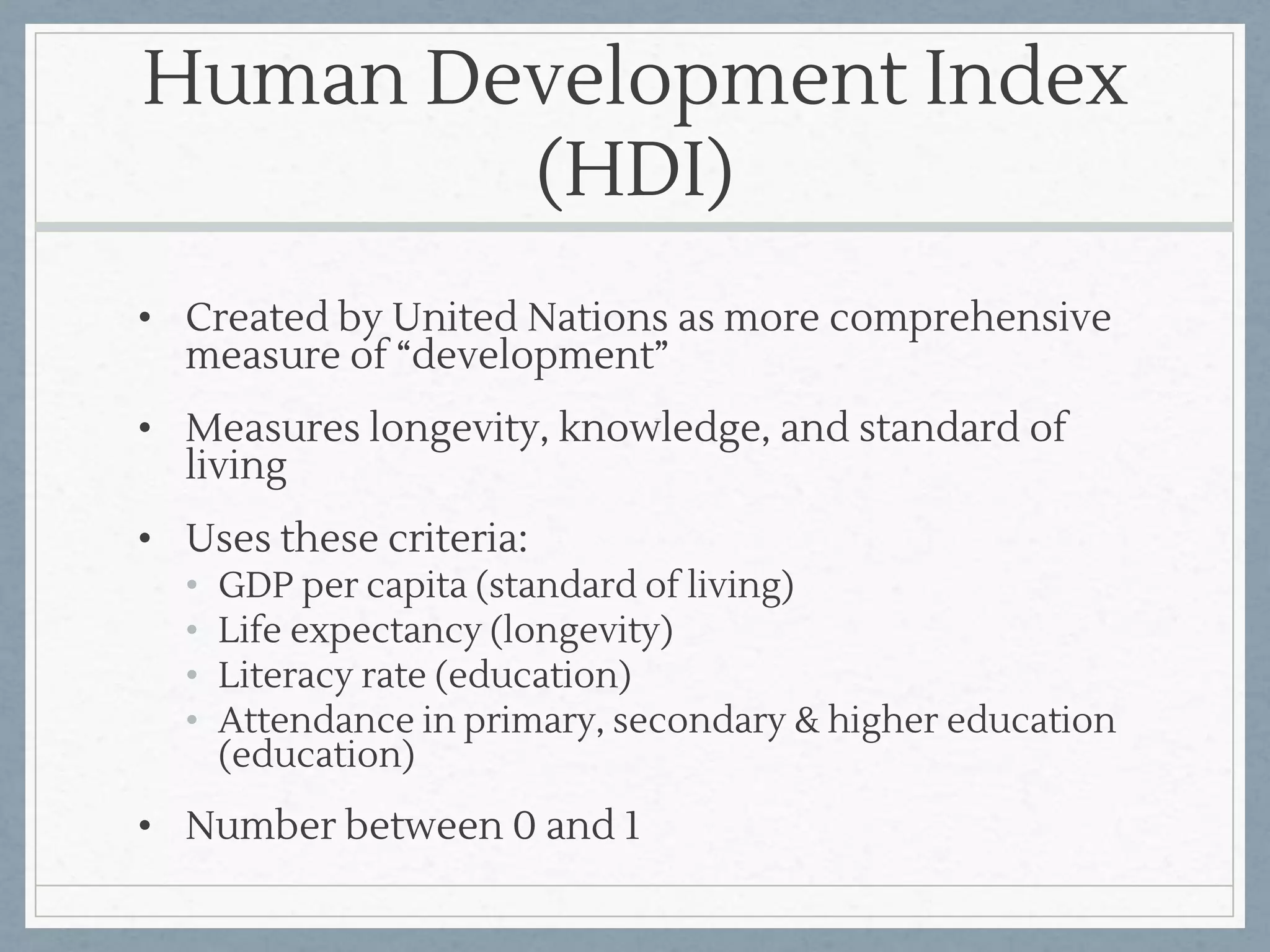 Development indicators (1) | PPTX