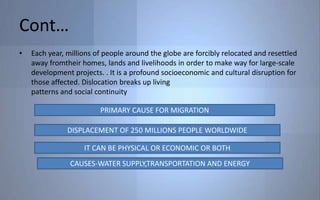 Development induced displacement | PPTX
