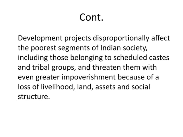 Development induced migration | PPT