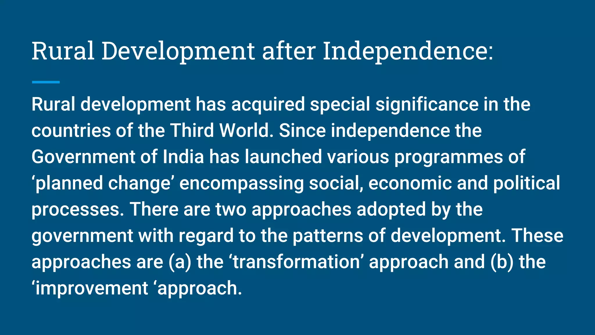 Development in India after independence | PPTX