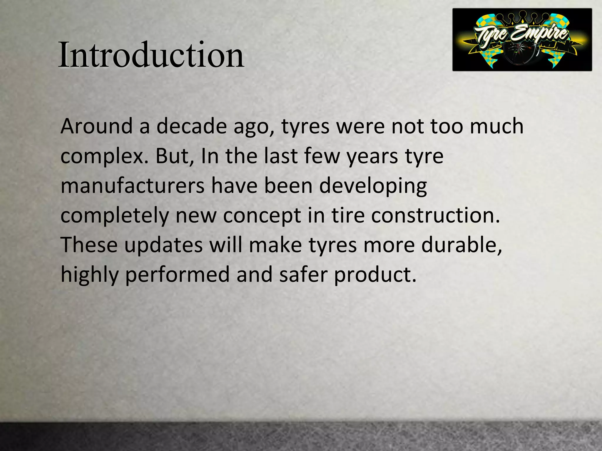 Development in tyre technologies | PDF