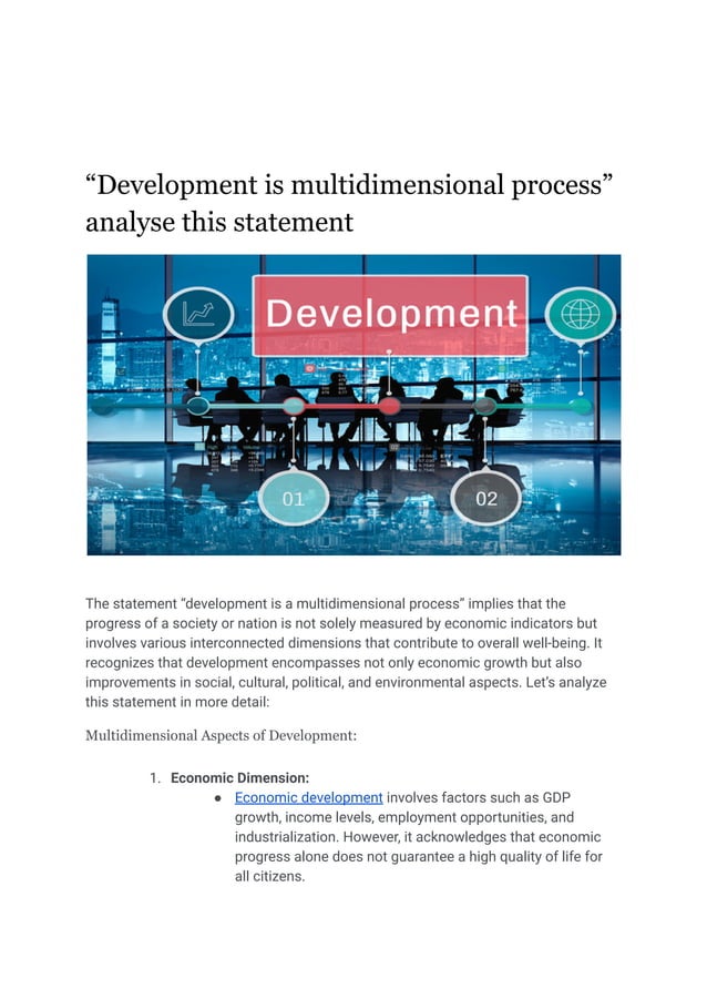 Development is multidimensional process.pdf