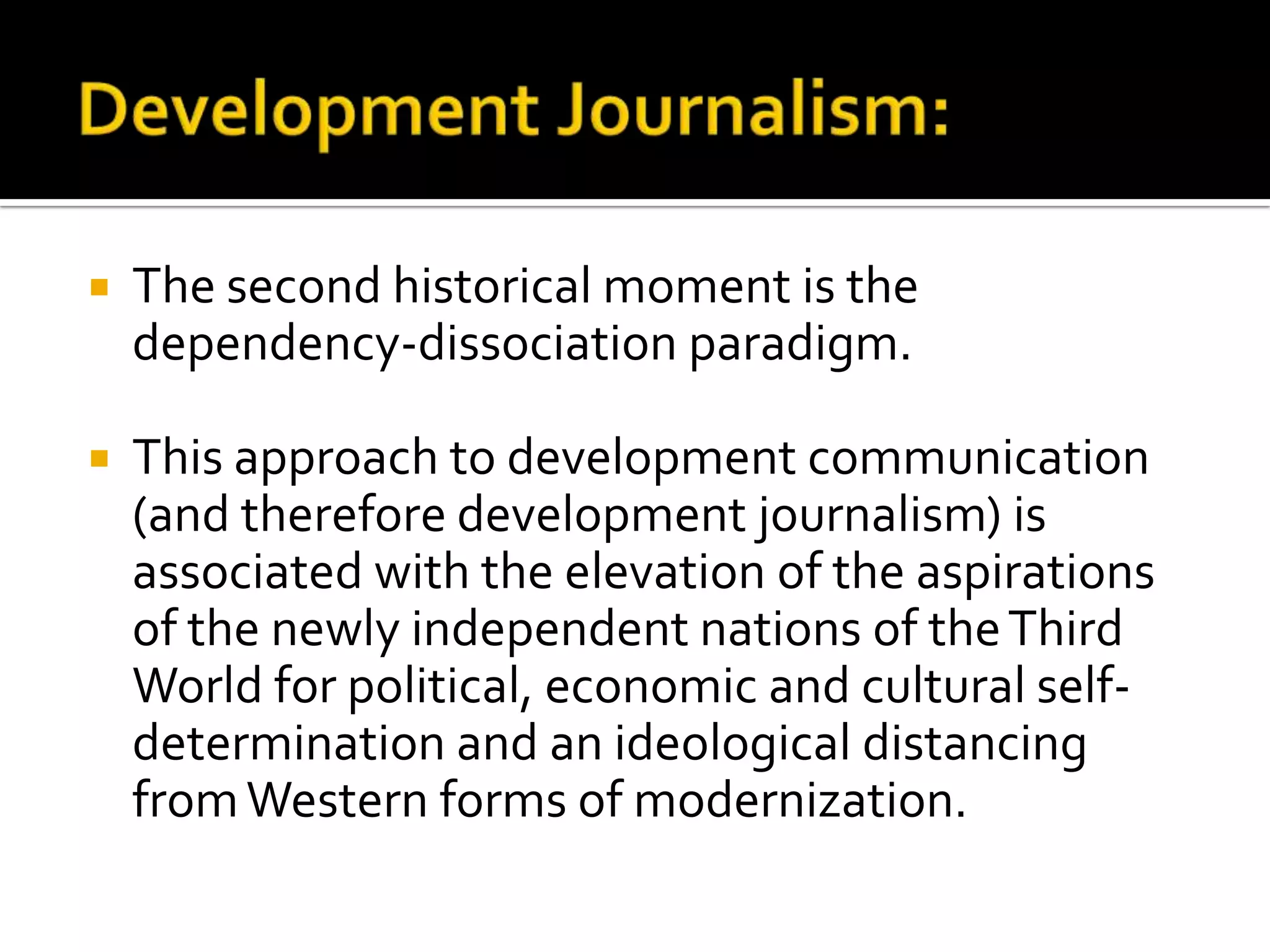Development journalism 1 | PPTX