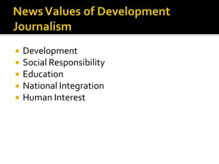 Development journalism 1 | PPTX