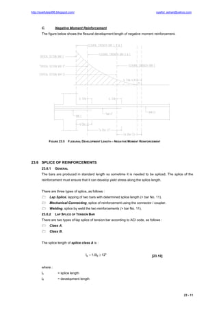 Development Length Hook Splice Of Reinforcements | PDF