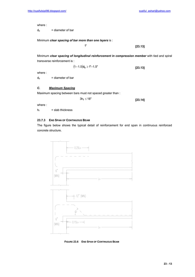 Development Length Hook Splice Of Reinforcements | PDF