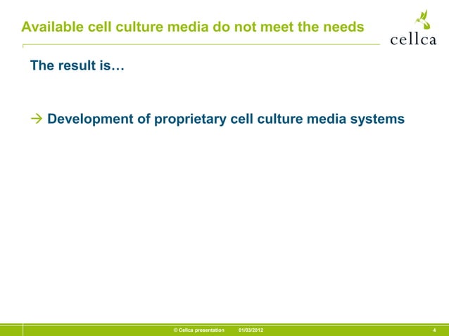 Development of a cutting edge CHO cell culture medium | PDF