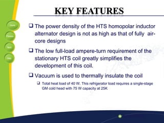 Development of a high speed hts generator for airborne applications | PPT