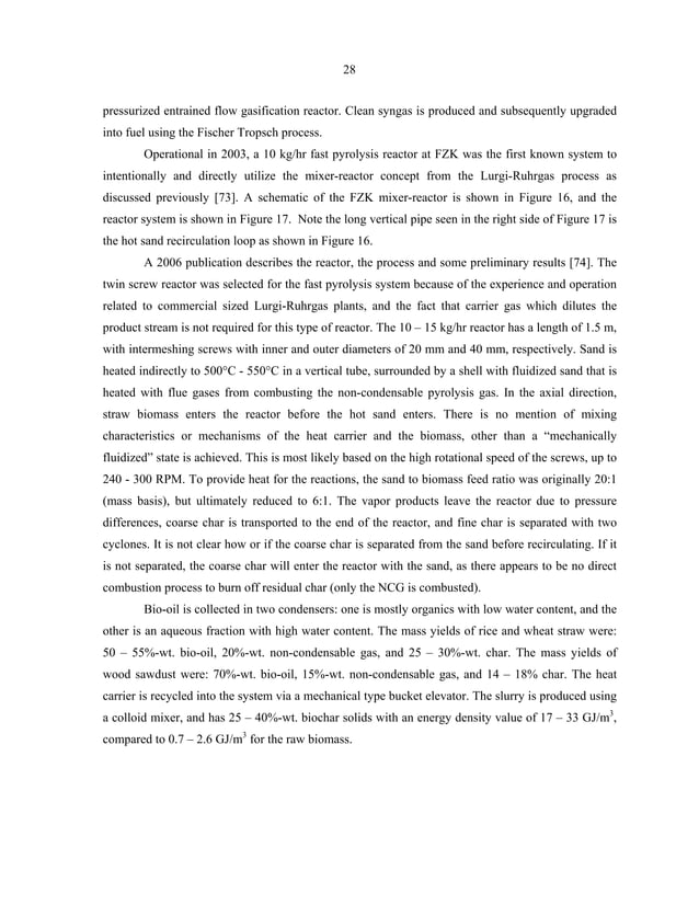 Development of a lab-scale auger reactor for biomass fast pyrolysis ...