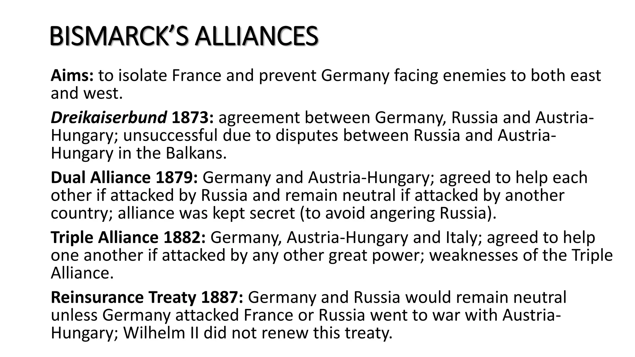CAMBRIDGE AS HISTORY: THE ORIGINS OF WORLD WAR 1. THE DEVELOPMENT OF ...
