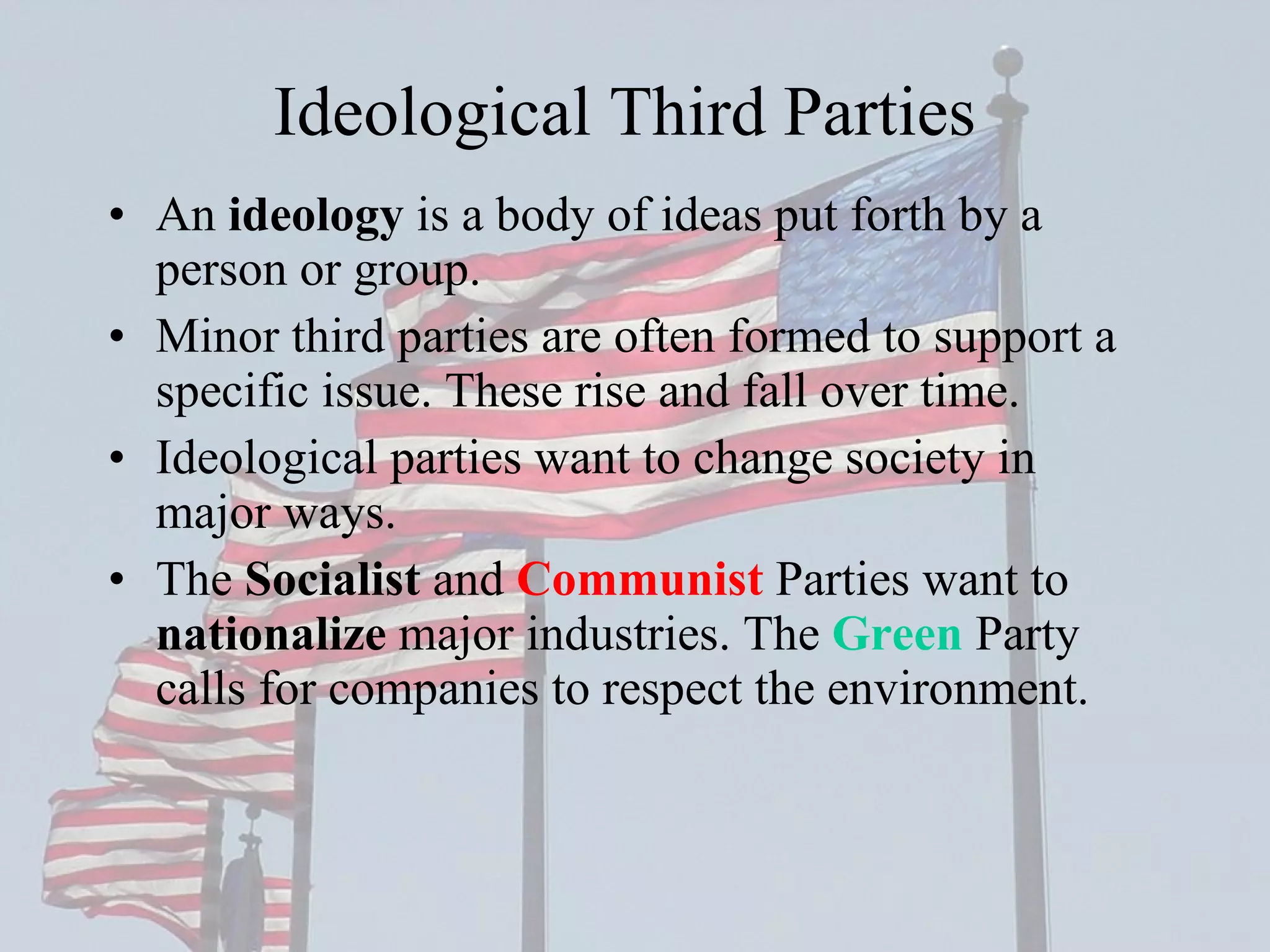 Development of american political parties | PPT