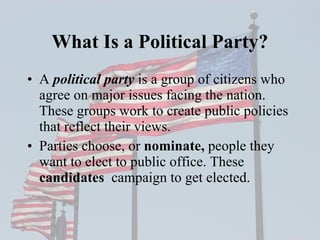 Development of american political parties | PPT