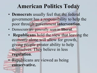 Development of american political parties | PPT