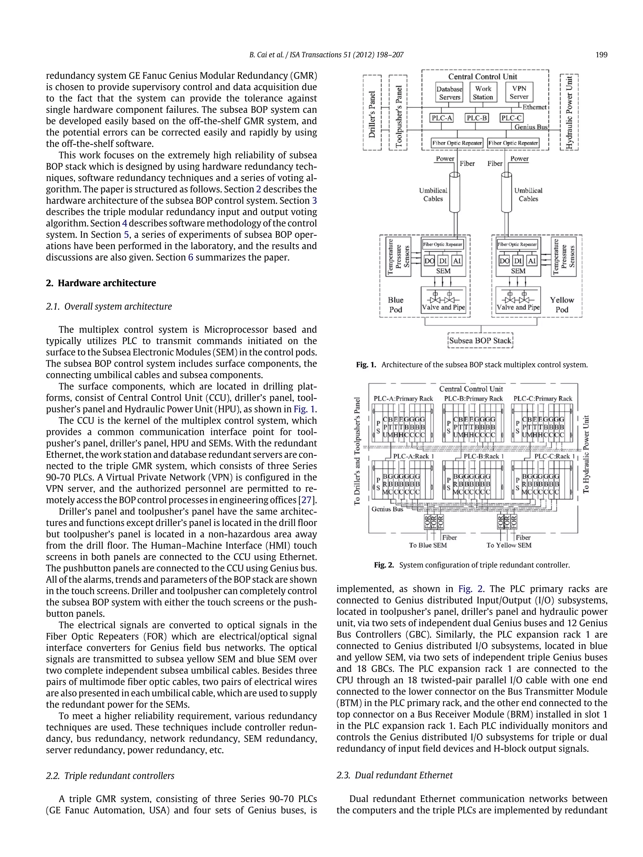 Development of an automatic subsea blowout preventer stack control system using plc based scada ...
