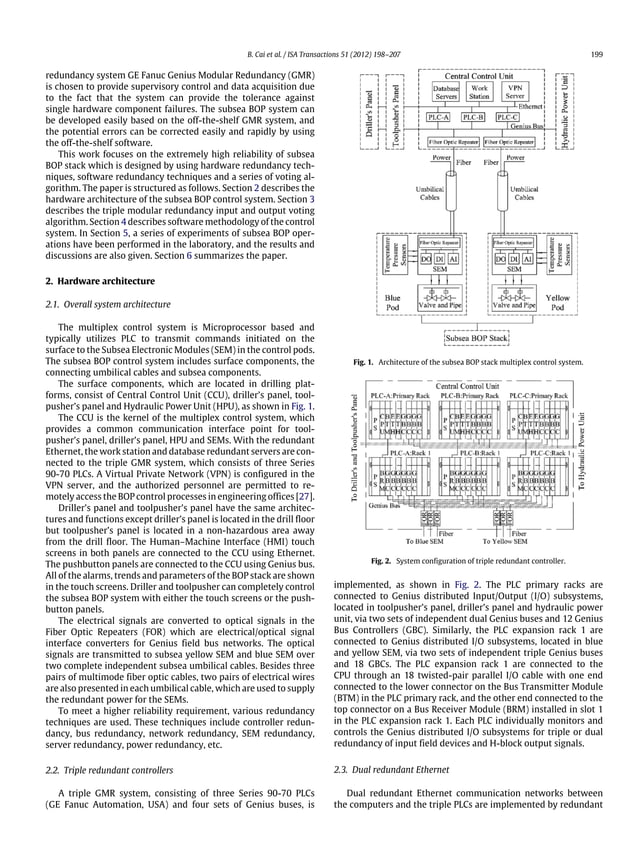 Development of an automatic subsea blowout preventer stack control system using plc based scada ...