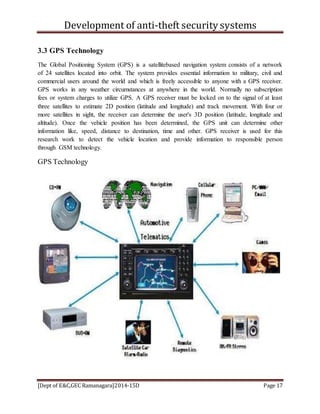 Development of anti theft security system | DOCX