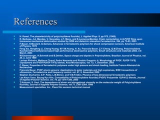 Development Of A Pvdf Based Sensor | PPT