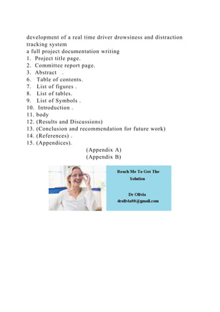 development of a real time driver drowsiness and distraction trackin.docx