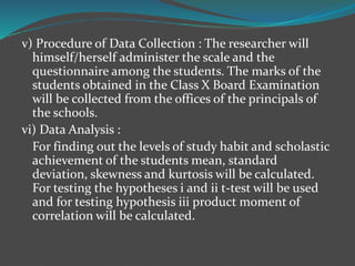 Development of a research proposal | PPTX