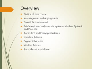 Development of Arteries | PPTX