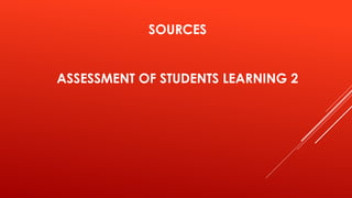 Development of assessment tools | PPTX