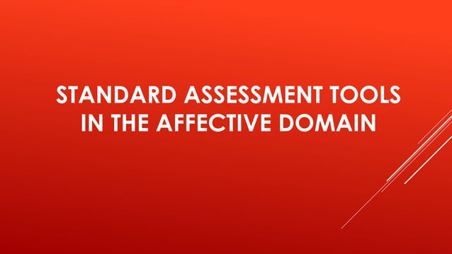Development of assessment tools | PPTX