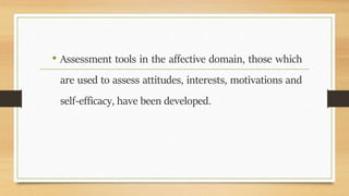 Development of assessment tools | PPTX