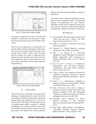 Development of a two link robotic manipulator | PDF