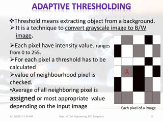 Development of automated pothole detection and measurement system | PPT